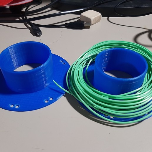 Download free STL file Filament support roller by meter • 3D printing ...